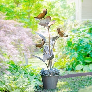 Calytrix Metal Floral Sculpture - Bed Bath & Beyond - 40139338