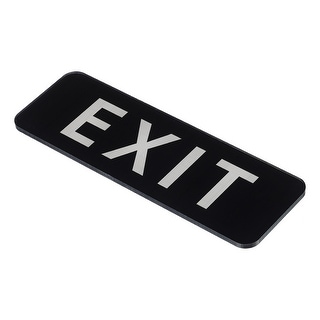 EXIT Sign, Acrylic Self Adhesive Door Sticker Wall Mounting Sign for ...