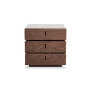 Walnut Magic Cube Storage Nightstand - Bed Bath & Beyond - 39868567