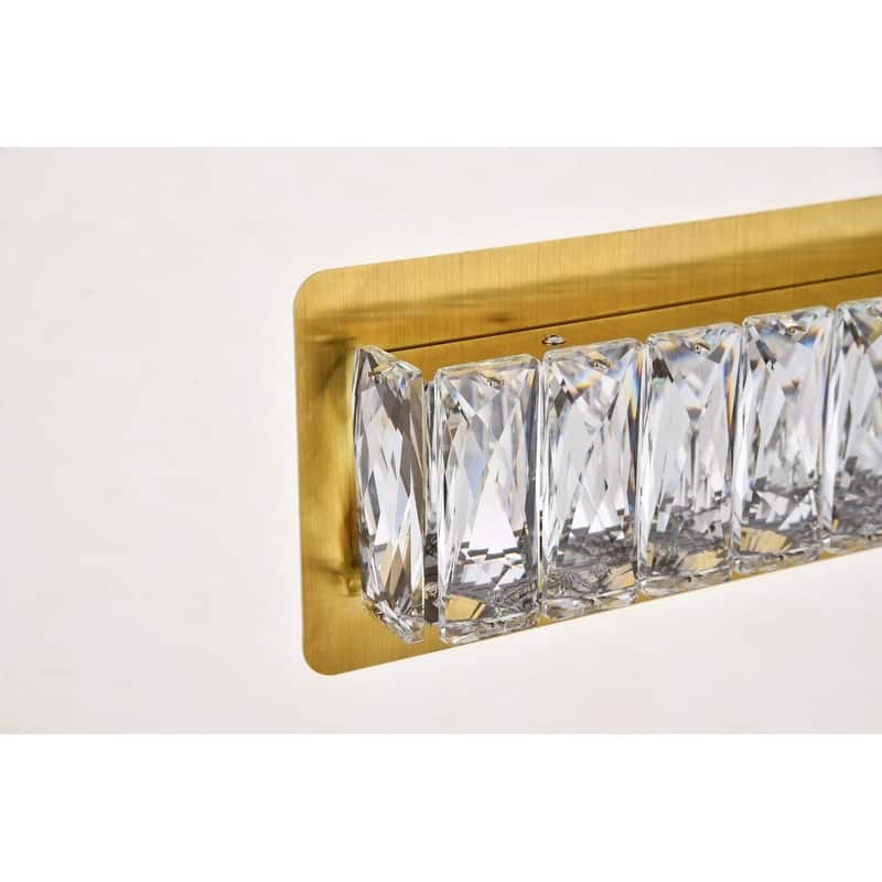 Madelyn Integrated LED Wall Sconce in Gold - Bed Bath & Beyond - 30105765