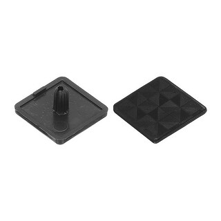 20Pcs Standard Plastic Square Aluminum Extrusion End Cap Black 25x25mm ...
