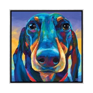 iCanvas "Gus The Dachshund" by Robert Phelps Framed - Bed Bath & Beyond ...