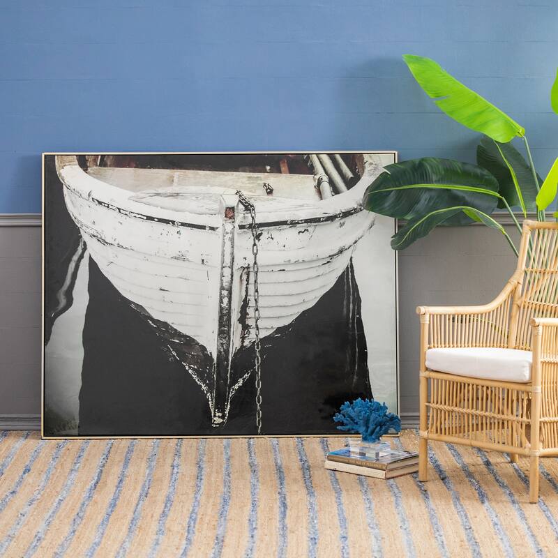 Large Rectangular Wall Art with Frame - Overstock - 39409437
