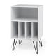 End Table Free Standing Record Player Stand Turntable Storage Cabinet ...
