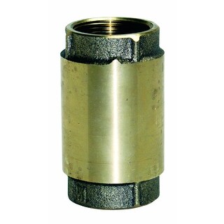 Water Source CV-150NL Spring Loaded Check Valve, No Lead, Brass, 1-1/2 ...