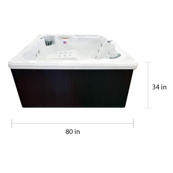 Hudson Bay Spas 6-person 34-jet Spa with Stainless Jets - Bed Bath ...
