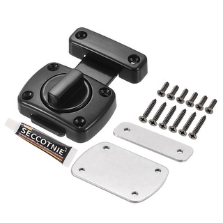 Rotate Bolt Latch, Door Lock Gate Latches Nail-free, 1Pcs - Bed Bath ...