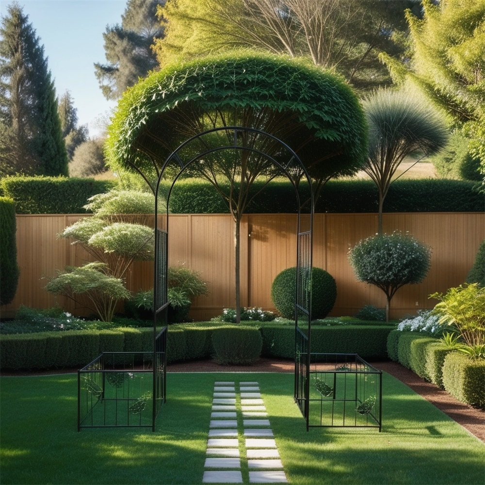 DoCred Garden Trellis for Climbing Plants, Outdoor Metal Trellis - On ...