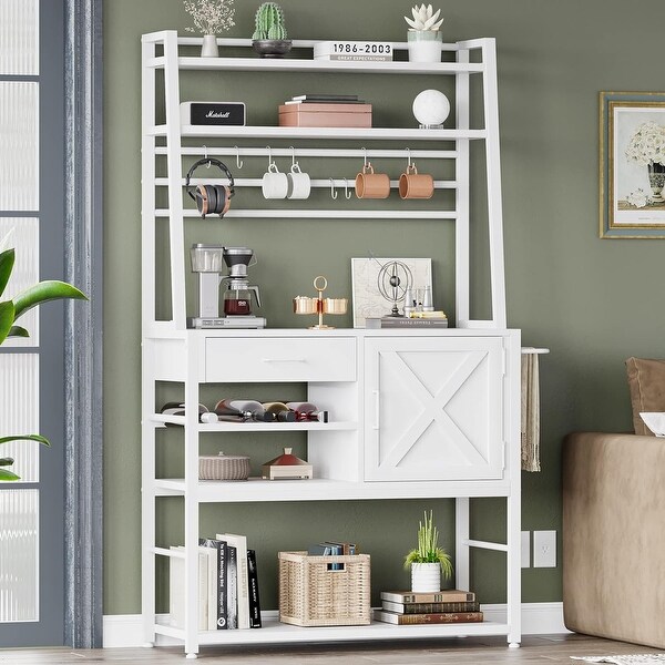 Baker s Rack Coffee Bar Cabinet Farmhouse Microwave Stand On Sale Bed Bath Beyond 39254298