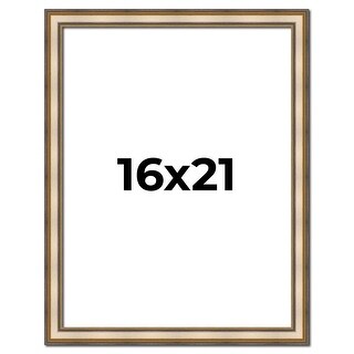 16x21 Frame Gold Solid Wood Shadow Box Width 1.5 Inches | Interior ...