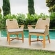 Cambridge Casual Sydney 5-piece Teak Outdoor Wicker Dining Set - Bed ...