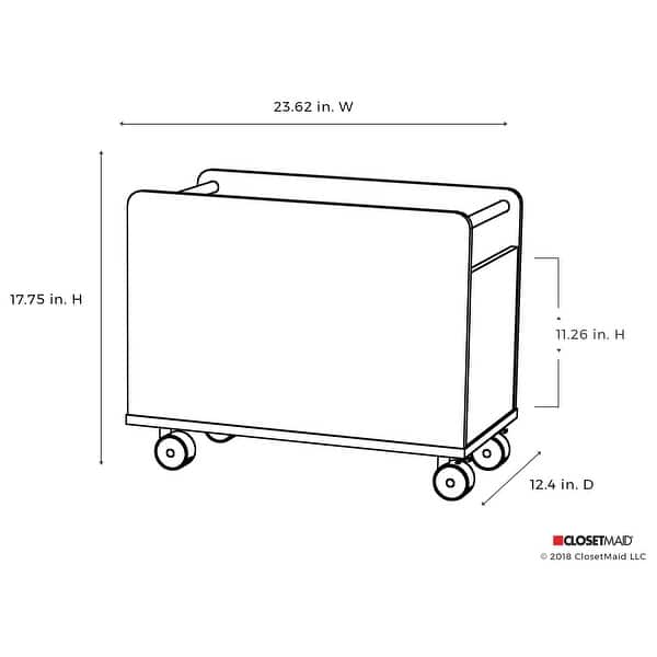 ClosetMaid KidSpace White Toy Chest with Wheels - Bed Bath & Beyond ...