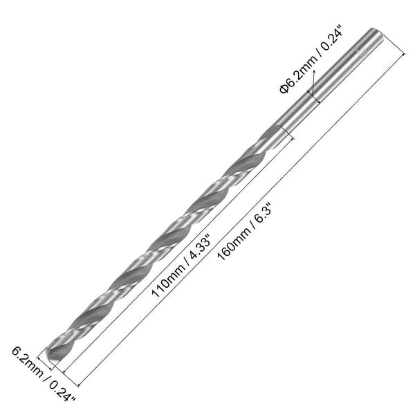High Speed Steel HSS Straight Shank Twist Drill Bit - Bed Bath & Beyond ...