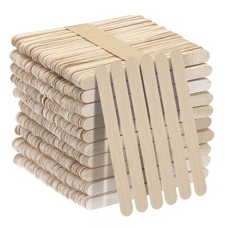 Wood Craft Sticks, 4.5 Inch Wooden Crafts Stick for DIY Craft Project ...