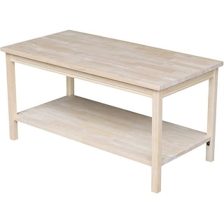 Portman Coffee Table , Solid Real Wood, Sturdy Parawood, DIY, Paint ...