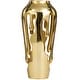 Aluminum Metal Drip Vase with Melting Designed Body - Black, Gold ...