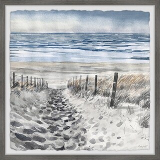 Sandy Pathway' Framed Painting Print - Bed Bath & Beyond - 30243641