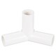 0.8" PVC Pipe Fittings 3 Way Elbow Water Joint Connectors Adapters ...