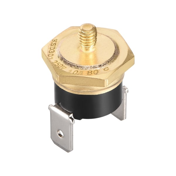 KSD301 Thermostat, Temperature Control Switch 80°C Copper M4 Screw ...