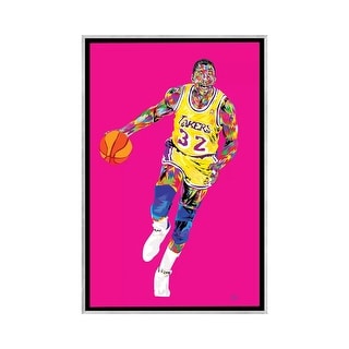 iCanvas "Magic Johnson" by TECHNODROME1 Framed - Bed Bath & Beyond ...
