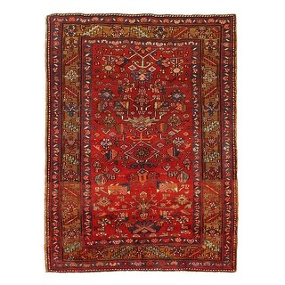 Canvello Antique North West Small Red Rug - 4'8'' X 6'4'' - 6'4'' x 4'8 ...