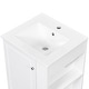 20" Freestanding Bathroom Vanity with Ceramic Sink, Modern Bathroom ...