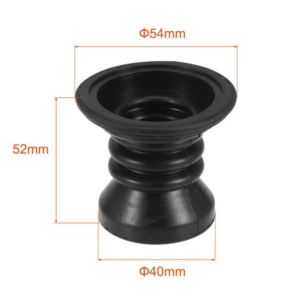 Washing Machine Drain Pipe Seal Silicone Sealing Plug Ring 52mm Black ...