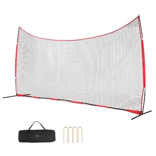 VEVOR Barricade Backstop Net Ball Sports Barrier Netting for Baseball ...