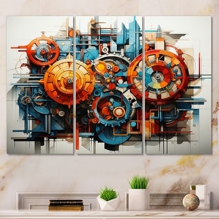 Designart "Constructivism Industrial Symphony III" Constructivism ...