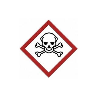 Brady GHS Label: GHS Severe Toxic Symbol, 16 PK 118846 - 1 Each - Bed ...