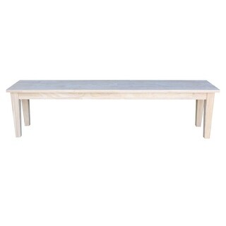 Shaker Style Dining Bench, Ready to Finish - Bed Bath & Beyond - 36309211