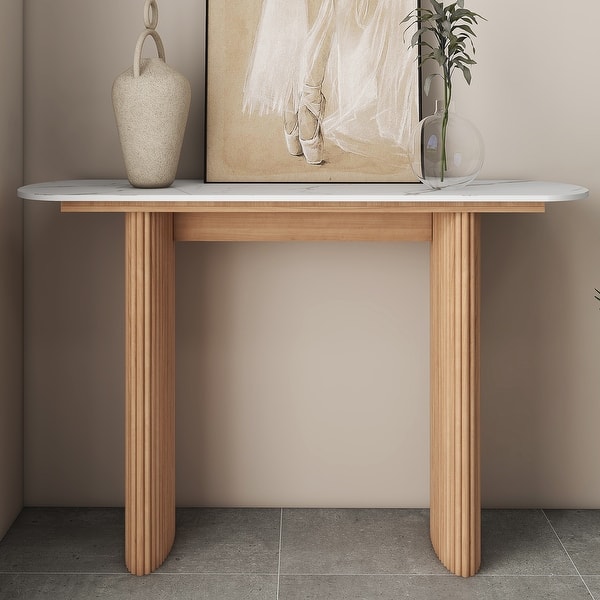 marble console table