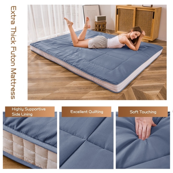 Padded Japanese Roll Up Floor Futon Mattress On Sale Bed Bath Beyond 36077682