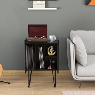 Four/Six Compartment Record Rack With Usb Port - Bed Bath & Beyond ...