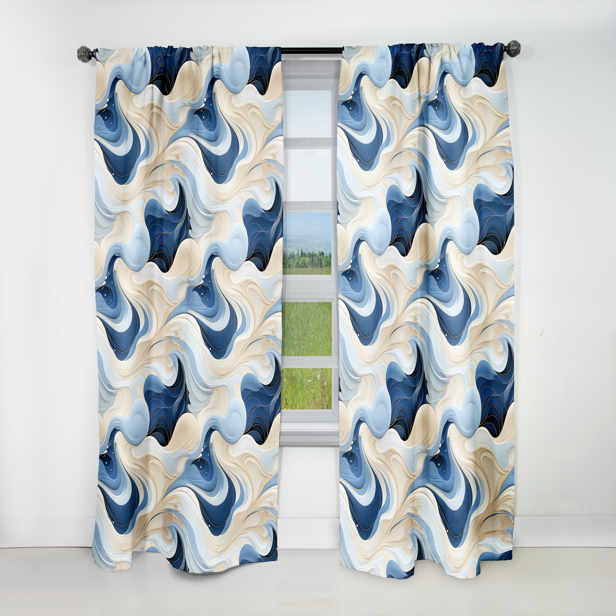 Abstract Curtains - Bed Bath & Beyond