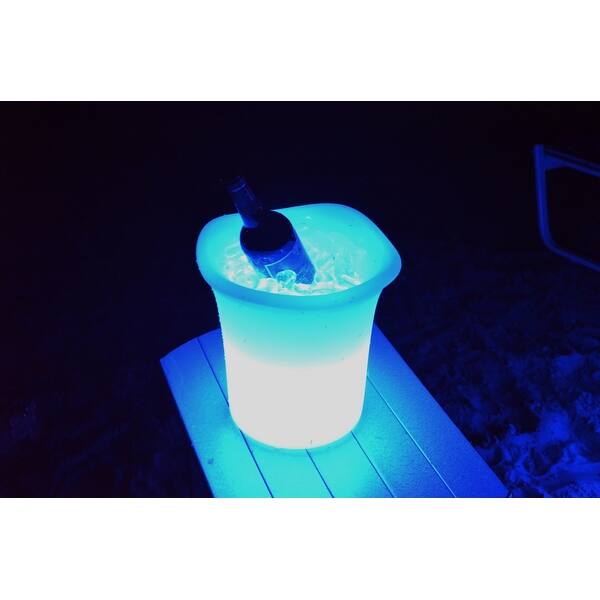 11" Remote Controlled Portable LED Illuminated Color Changing Ice ...