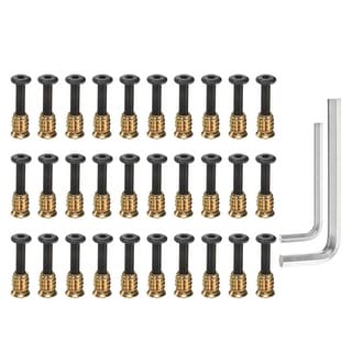 Furniture Screw Threaded Inserts for Wood, Inserts Nut Bolt Fastener ...