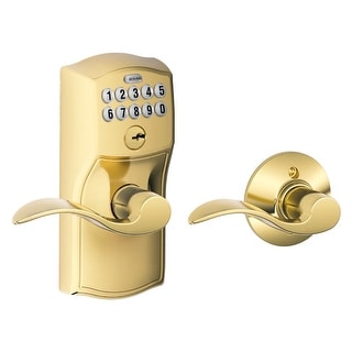 Schlage FE575 CAM ACC 505 Camelot Keypad Entry with Auto-Lock and ...