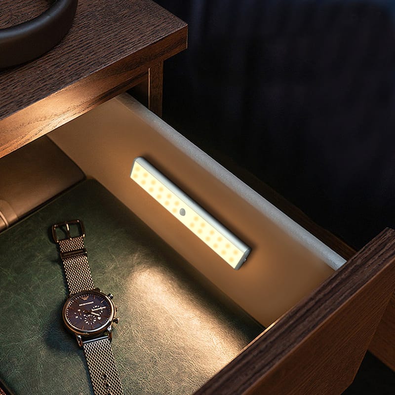 LEPOTEC 10Inch 24LED 3Colors Wireless Under Cabinet Light 1Set - Silver ...