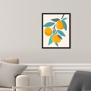 Oliver Gal 'Tangy Oranges ' Food and Cuisine Orange Wall Art Canvas ...