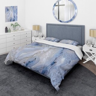 Designart 'Agate Stone Background' Modern & Contemporary Bedding Set ...