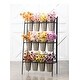 Sullivans Bucket Floral Display 49"H & 9"H Silver - 27.5"L x 13.75"W x ...