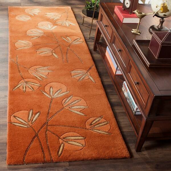 SAFAVIEH Handmade Soho Hillit Rust N.Z.Wool Rug - On Sale - Bed Bath ...