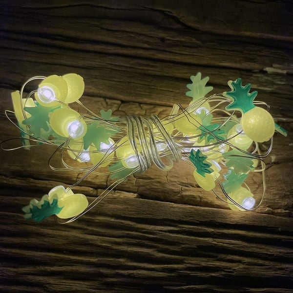 Pineapple Fairy String Lights 20 LED Party Battery Operated - N/A - Bed Bath & Beyond - 36587149