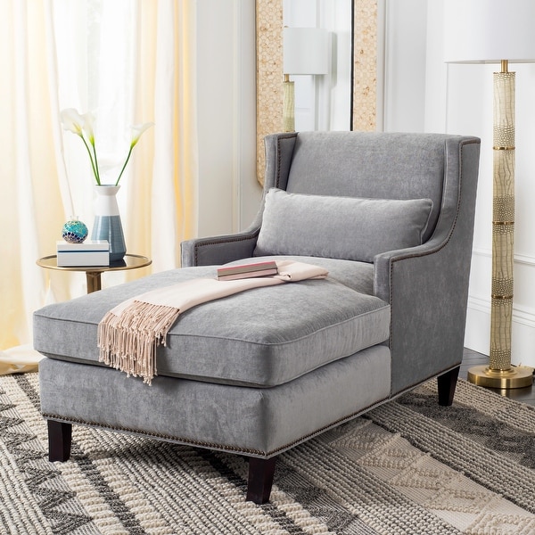 Studded chaise lounge store