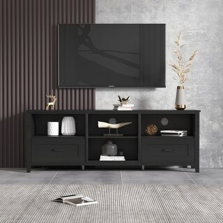TV Stand Entertainment Center for TV up to 60" with 2 Drawers and ...