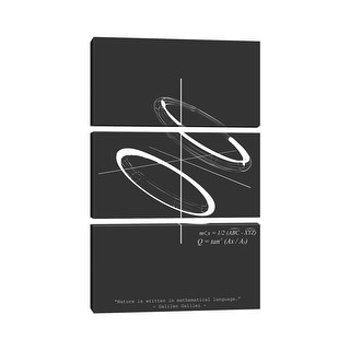 iCanvas "Galileo Galilei Mathematics Quote" by Nordic Print Studio 3 ...