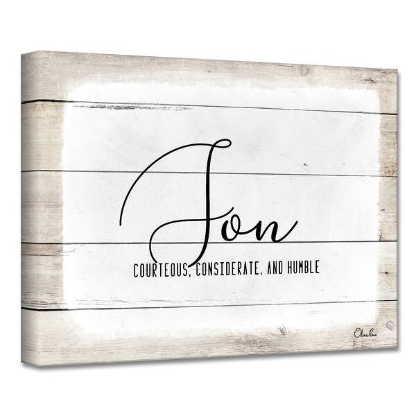 Olivia Rose 'Son' Canvas Textual Wall Art - Bed Bath & Beyond - 31493272