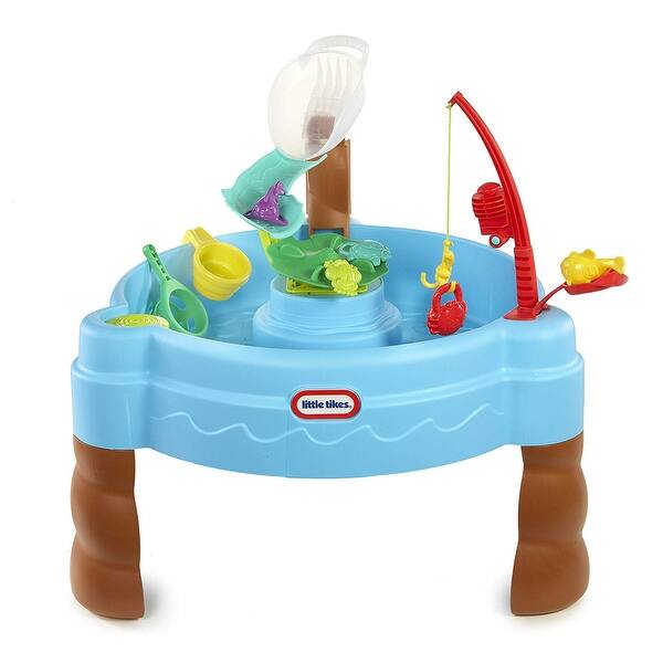 Fish 'n Splash Water Table with Tipping Fishbowl and 8 Piece Fishing ...