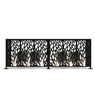 LaserCut Metal Panel Room Partition Or Poles - Bed Bath & Beyond - 32422723
